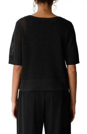 Eileen Fisher Waffle Knit Sweater