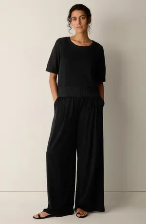 Eileen Fisher Waffle Knit Sweater