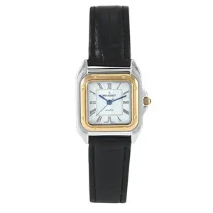 PEUGEOT Peugeot Slim Leather Tank Watch - 36mm Black