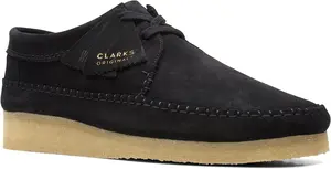 Clarks Weaver Suede - Black