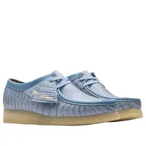 Clarks Wallabee Croc Effect Lace Up