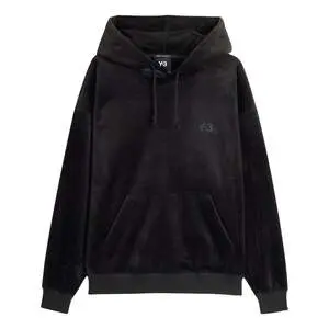 Adidas Y-3 Velvet Corduroy Hoodie - Black