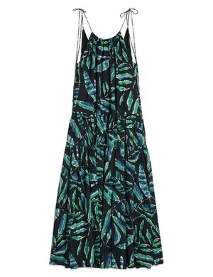 ALBARAY Painterly Palm Maxi Dress