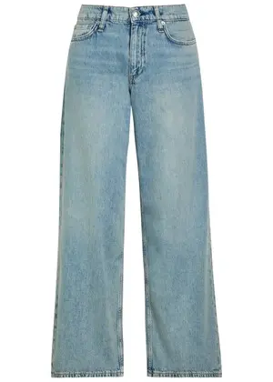 RAG & BONE Rag & Bone Saige Low-Rise Straight-Leg Jeans
