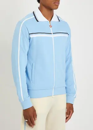 Casablanca Logo-embroidered Panelled Piqué Woven Track Jacket