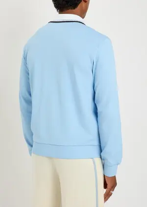 Casablanca Logo-embroidered Panelled Piqué Woven Track Jacket