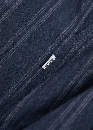 WAX LONDON Corey Striped Cotton-blend Shirt