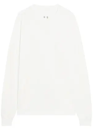 Rick Owens Long-sleeve Cotton T-shirt - White