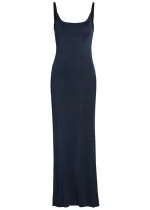Jacquemus La Robe Nodo Pointelle-knit Maxi Dress