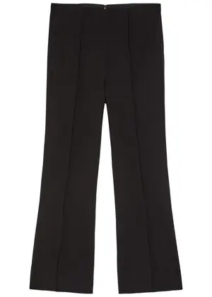 Rag & Bone Irina Cropped Flared-leg Trousers - Black