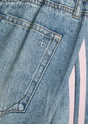 Rag & Bone Striped Denim-print Cotton Track Pants