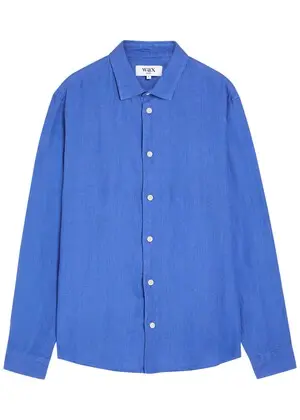 WAX LONDON Dartford Linen Shirt