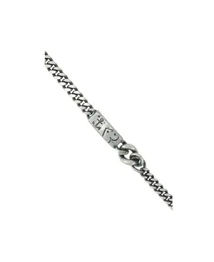 Werkstatt:München Engraved Tag Chain Bracelet