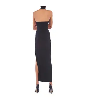 Norma Kamali Open-back Long Dress