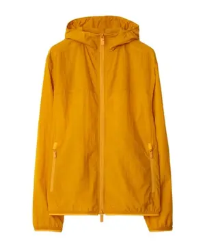 Burberry Hooded Zip-up Bomber Jacket - Orange