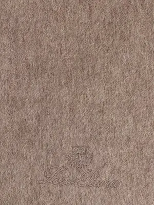 Loro Piana Logo Embroidered Fringed-edge Scarf