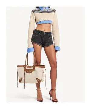 Balenciaga Le City Beach Tote Bag - Beige/camel