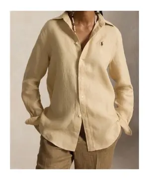 Polo Ralph Lauren Embroidered Pony Linen Shirt