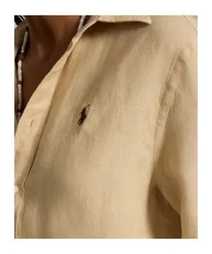 Polo Ralph Lauren Embroidered Pony Linen Shirt