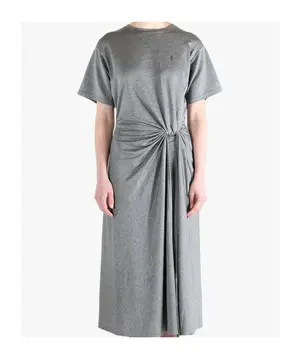 Polo Ralph Lauren Twisted Crewneck Midi Dress