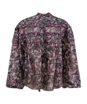 Isabel Marant Étoile Floral Shirt - Black