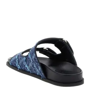 JIMMY CHOO Round-toe Slippers