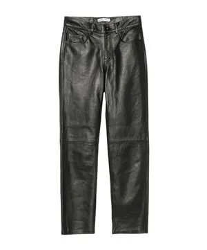 BLAZÉ MILANO Leather Trousers - Black