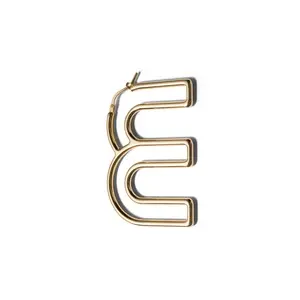 Miu Miu Single Metal Earring - Gold