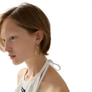 Miu Miu Single Metal Earring
