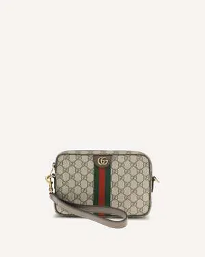 Gucci Ophidia Small Shoulder Bag - Beige