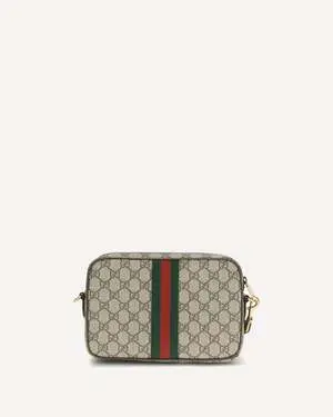 Gucci Ophidia Small Shoulder Bag - Beige