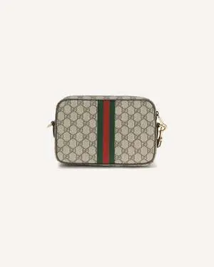 Gucci Ophidia Small Shoulder Bag - Beige