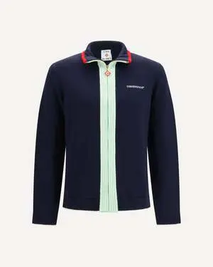Casablanca Merino Wool Zip-up Sports Jacket