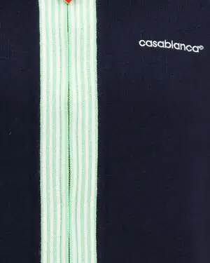 Casablanca Merino Wool Zip-up Sports Jacket