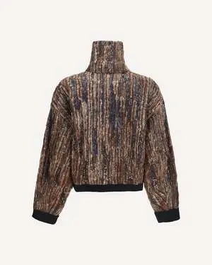 Brunello Cucinelli Textured Knit Zip-up Cardigan