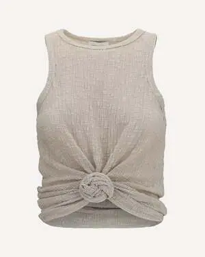 Magda Butrym Crêpe Top With Knot