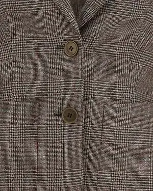 Burberry Single-breasted Wool And Linen Blazer