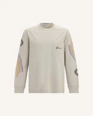 GOLDEN GOOSE Long Sleeve Printed Sweatshirt