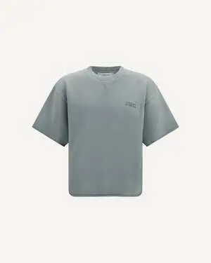 GOLDEN GOOSE Short-sleeve Sweatshirt With Back Graphic