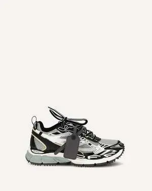 Off-White Be Right Back" Lace Up Sneakers - Grey