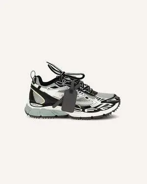Off-White Be Right Back" Lace Up Sneakers - Grey