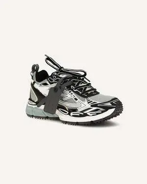 Off-White Be Right Back" Lace Up Sneakers - Grey