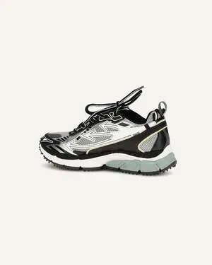 Off-White Be Right Back" Lace Up Sneakers - Grey