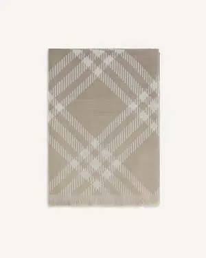 Burberry Wool And Silk Scarf