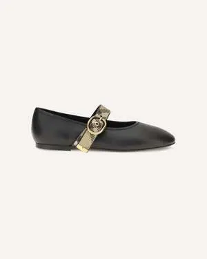 Burberry Robin Leather Ballerinas