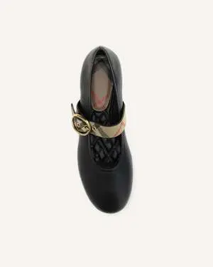Burberry Robin Leather Ballerinas