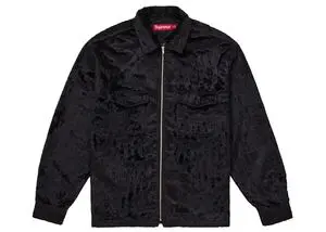 Supreme Faux Fur Zip Up Shirt