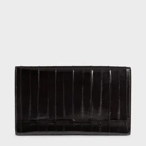 GIUSEPPE ZANOTTI Eel Skin Tuxedo Clutch Bag
