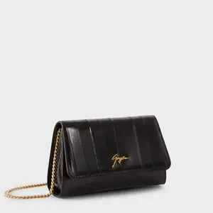 GIUSEPPE ZANOTTI Cleopatra Mini Eel Skin Clutch
