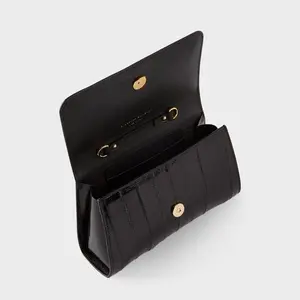 GIUSEPPE ZANOTTI Cleopatra Mini Eel Skin Clutch